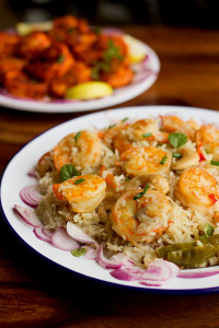 Goan Prawns Pulao, How to make Goan Prawns Pulao Recipe | Prawns ...